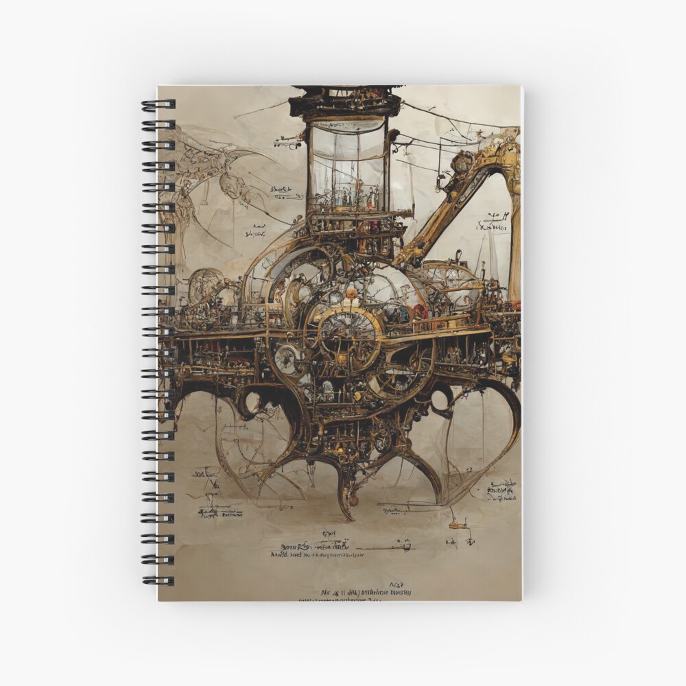 "STEAMPUNK TECHNICAL SCHEMATIC" Art Print by Neo-Pictor | Redbubble