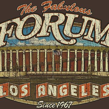 "The Fabulous Forum 1967" Sticker for Sale by AstroZombie6669 | Redbubble