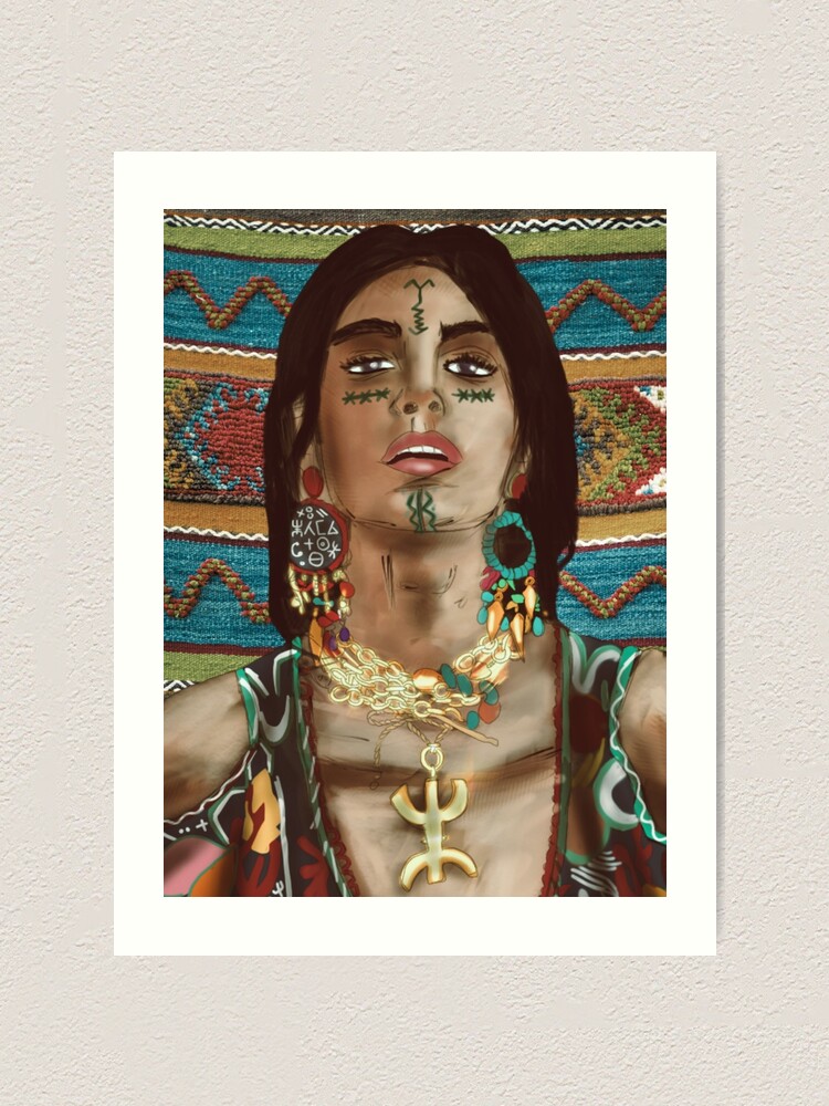 "Morocco Kabyle Amazigh woman portrait berbere arif vibes oriental ...