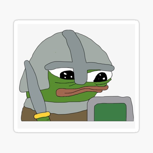 "Apu Apustaja knight sticker" Sticker for Sale by StogzoOfficial ...