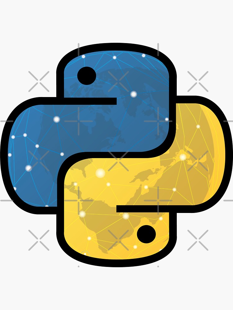 Python Programmers Sticker For Sale By Themikis Redbubble