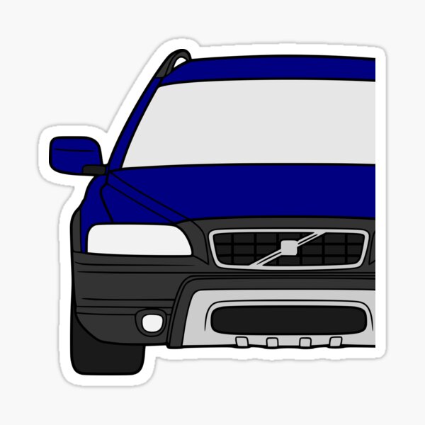 "Volvo XC70 2001-2008 front ocean race blue color" Sticker for Sale by ...