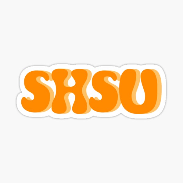"Retro SHSU" Sticker for Sale by SHSUBearkatAlum | Redbubble