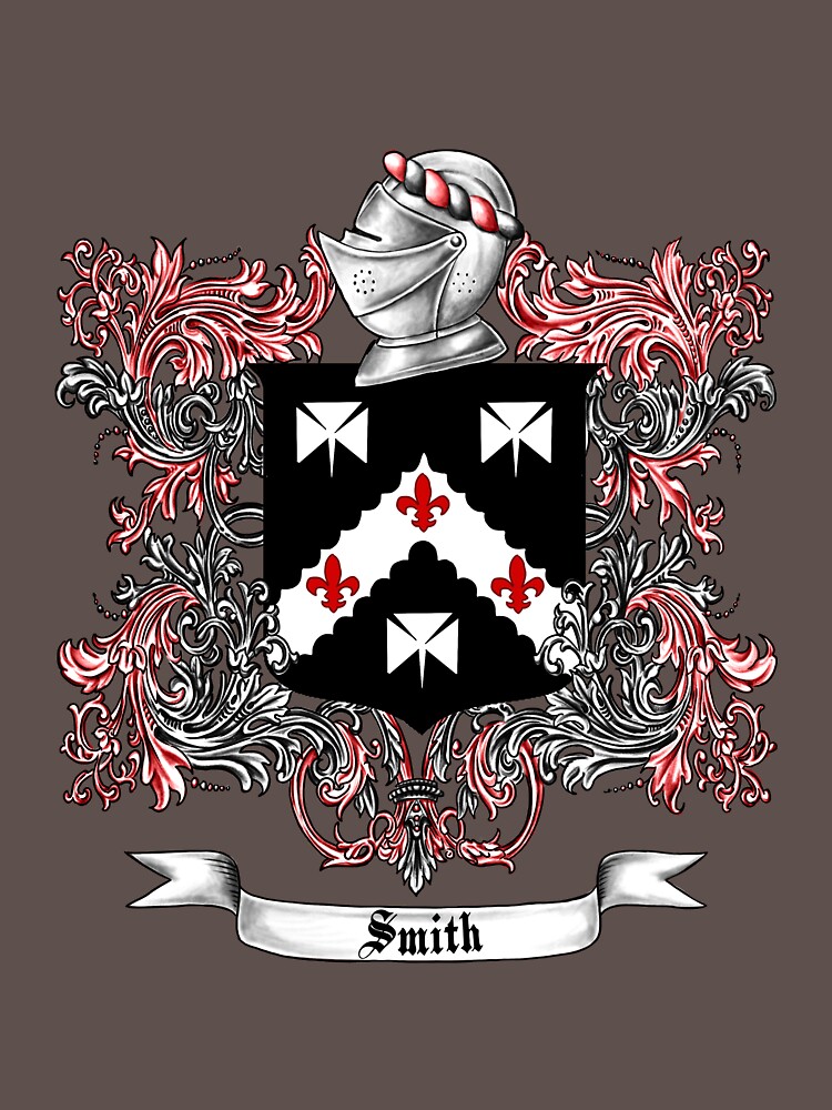 "Smith Family Crest 1" T-shirt for Sale by atomicblizzard | Redbubble ...