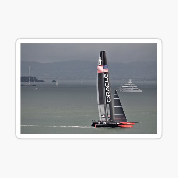 "ORACLE TEAM USA Side Kick'n" Sticker for Sale by HanieBCreations ...