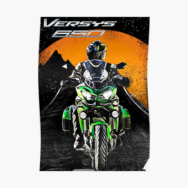 "Versys 650 touring 2022" Poster for Sale by Evomotoarte | Redbubble