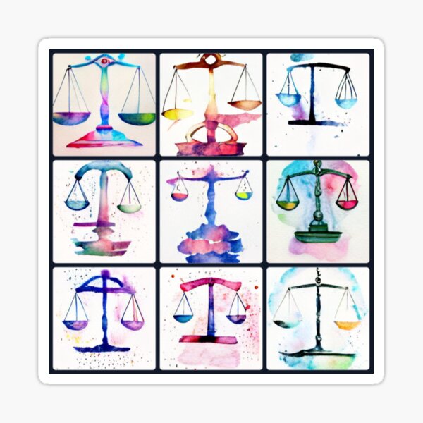 "Libra Pack" Sticker for Sale by CinderPress | Redbubble