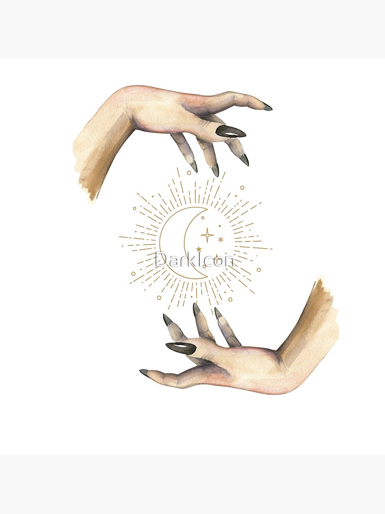 "Divine Moon" Poster for Sale by DarkIcon | Redbubble