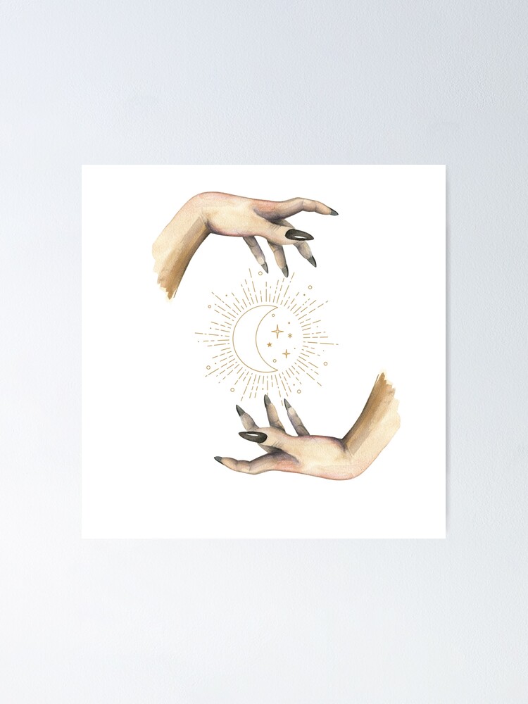 "Divine Moon" Poster for Sale by DarkIcon | Redbubble