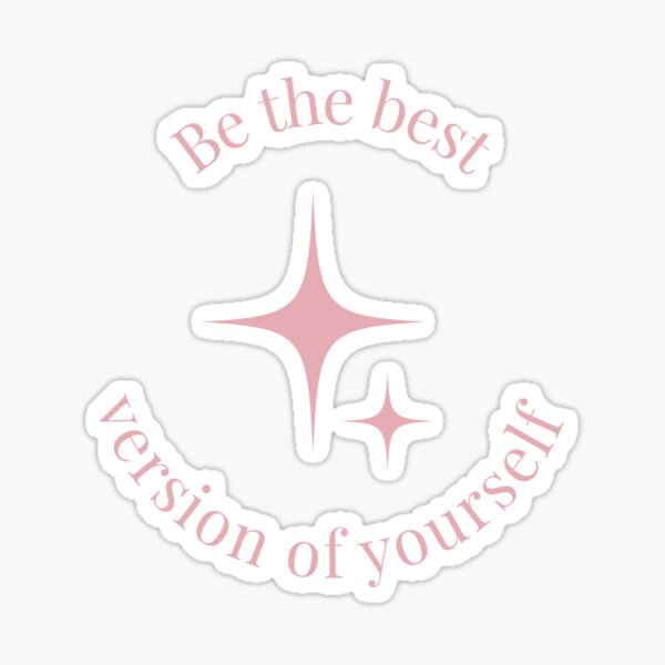 "Be kind aesthetic elegant design spread kindness pink" Sticker for ...