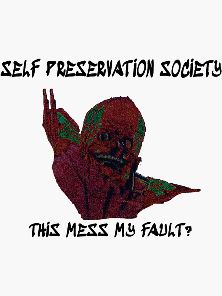 "This mess my fault?" Sticker for Sale by BFDBazaar | Redbubble