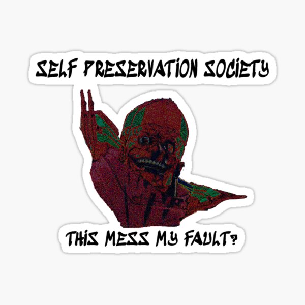 "This mess my fault?" Sticker for Sale by BFDBazaar | Redbubble