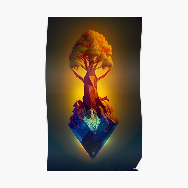 "The Tree of Life" Poster for Sale by Dragons-Hoard | Redbubble