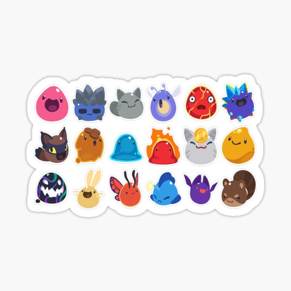"Slime Rancher 2 Slimes" Sticker for Sale by PurpleBayou | Redbubble
