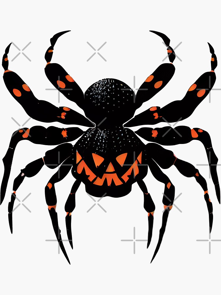 "Halloween Spider" Sticker for Sale by Ironicdoll | Redbubble