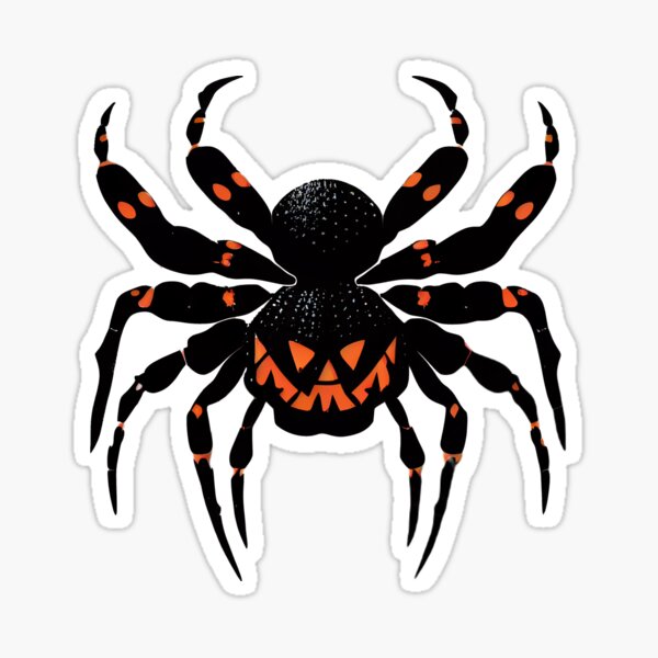 "Halloween Spider" Sticker for Sale by Ironicdoll | Redbubble