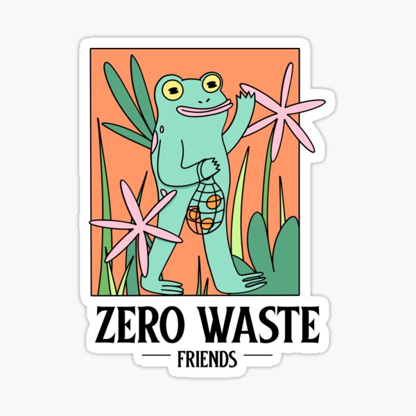 "'Zero Waste Friends' Tiffany Frog Waving. Wall paint, Art Board ...