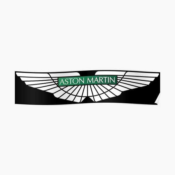 "Aston Martin Logo" Poster for Sale by Amywinehouse99 | Redbubble