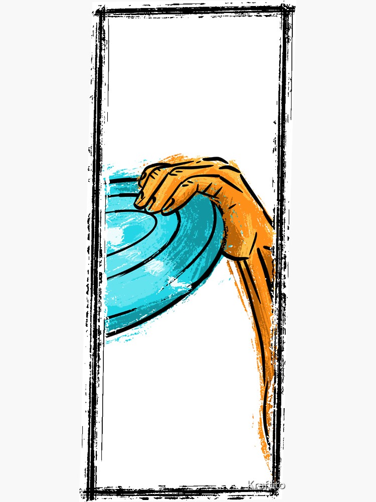 "ultimate frisbee sticker grab catch" Sticker for Sale by jkrojas ...