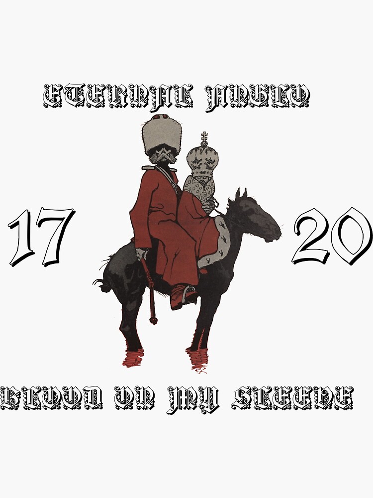 "Eternal Anglo" Sticker for Sale by BFDBazaar | Redbubble