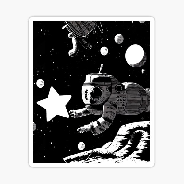 "Reach For The Stars" Sticker for Sale by YummaTsuki | Redbubble