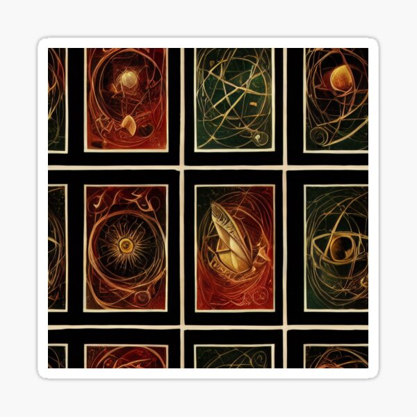 "Mystical Sigils, Two:" Sticker for Sale by bedim | Redbubble