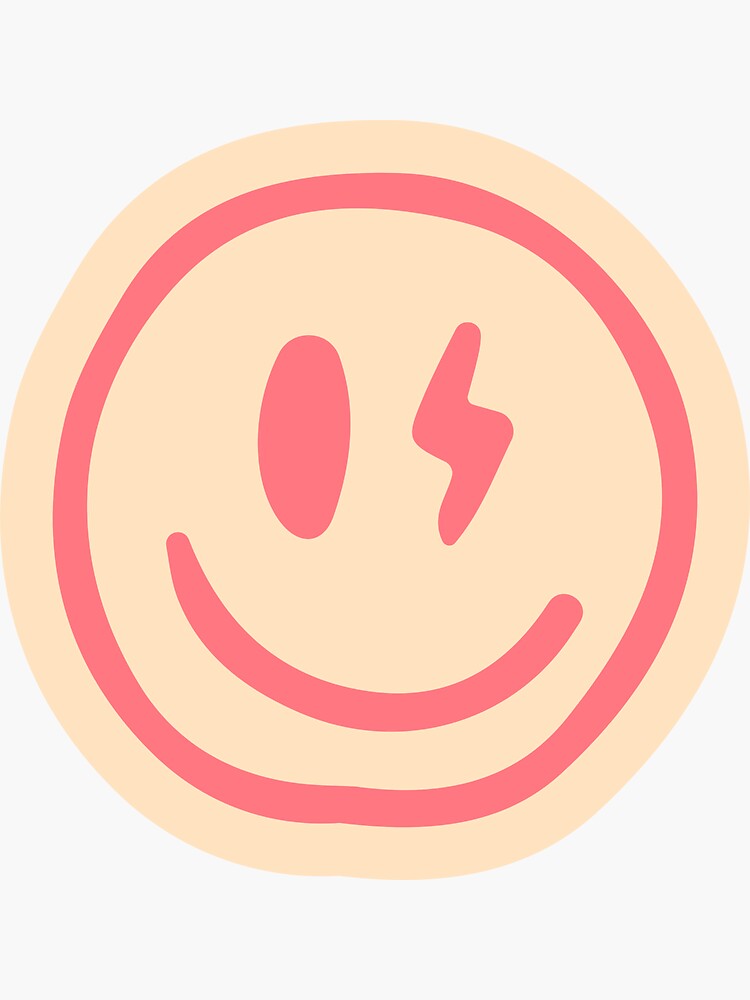 "Electric smiley" Sticker for Sale by melgui | Redbubble