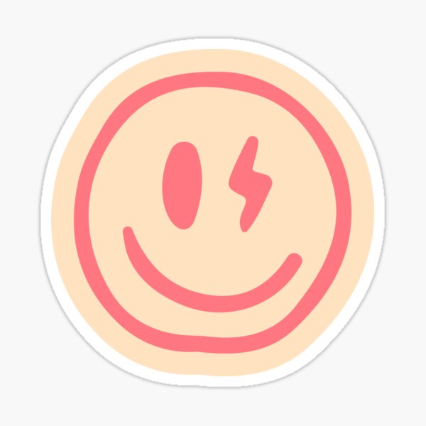"Electric smiley" Sticker for Sale by melgui | Redbubble