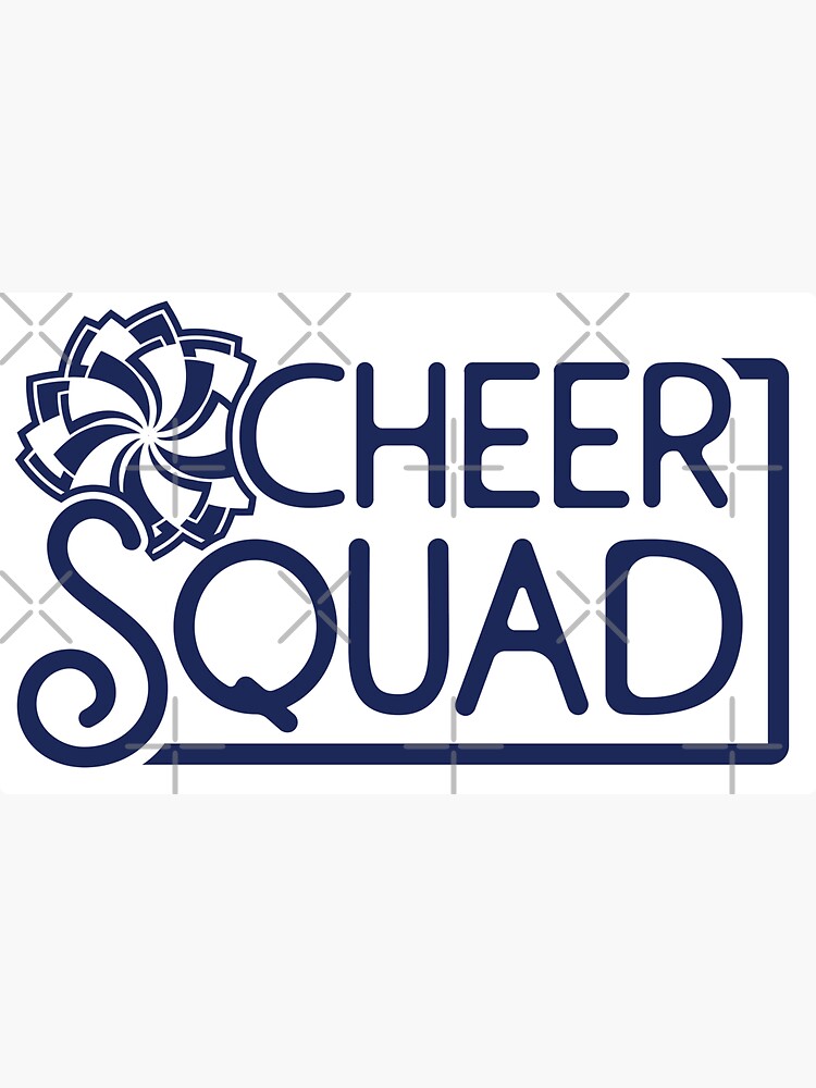 "Cheer Squad High School Cheerleading College Spirit Sticker" Sticker ...