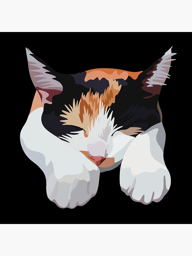 Cat Computer Art Digital Painting Of Orange Cat, How To Draw