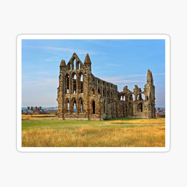"Whitby Abbey" Sticker for Sale by galpinimages | Redbubble