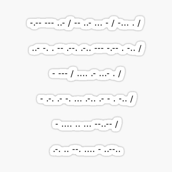 "Cursed T-Shirt Morse Code: "You must be unemployed to have translated ...