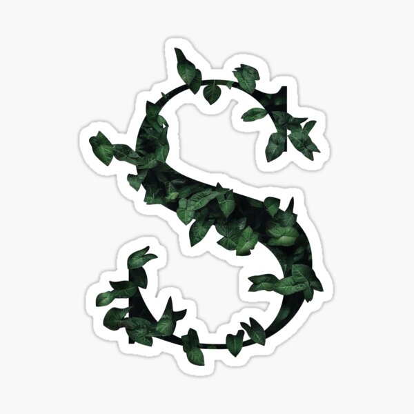 "Letter S" Sticker for Sale by Kalliannaa | Redbubble