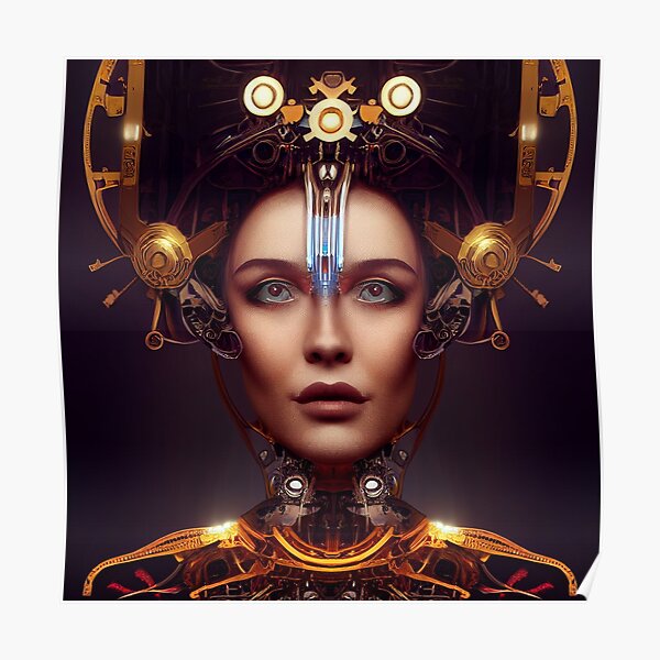 "Robot Queen" Poster for Sale by moshe058 | Redbubble