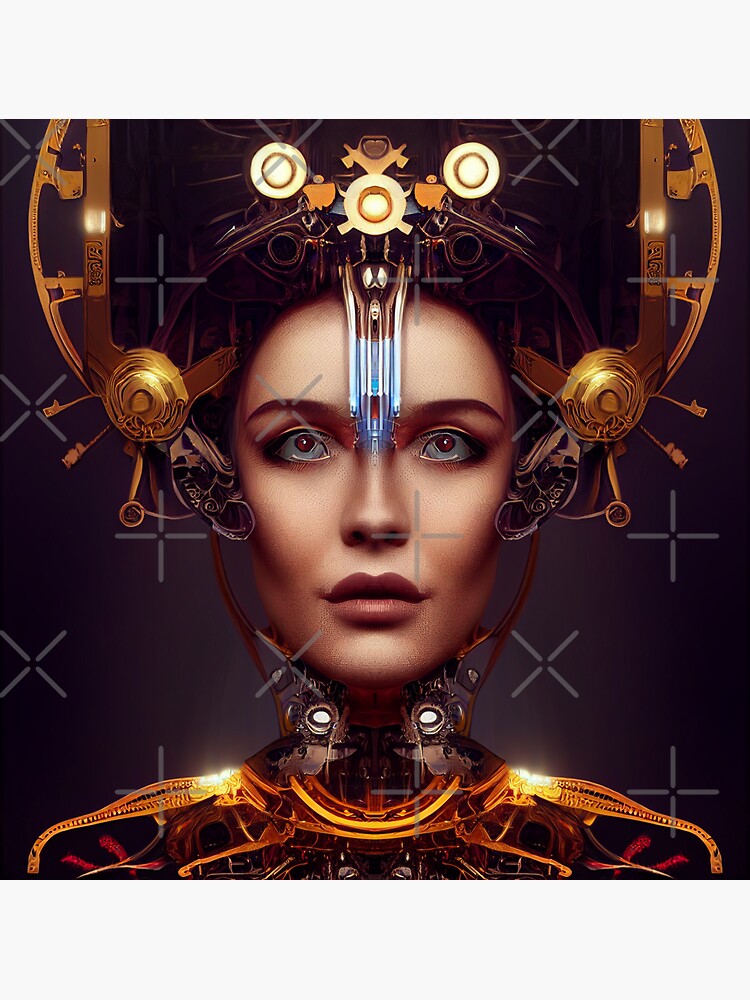 "Robot Queen" Sticker for Sale by moshe058 | Redbubble
