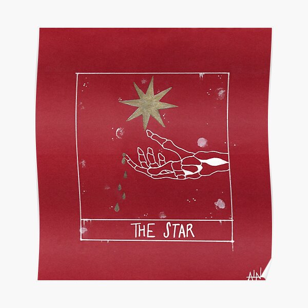 The Star Tarot Card Poster For Sale By Chilenaumoff Redbubble