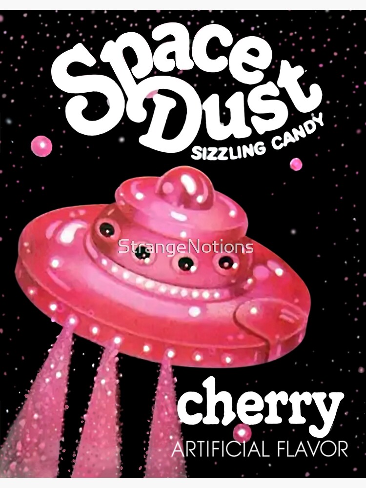 "Rare and Defunct 70s Psychedelic Space Dust Cherry Candy Package Art ...