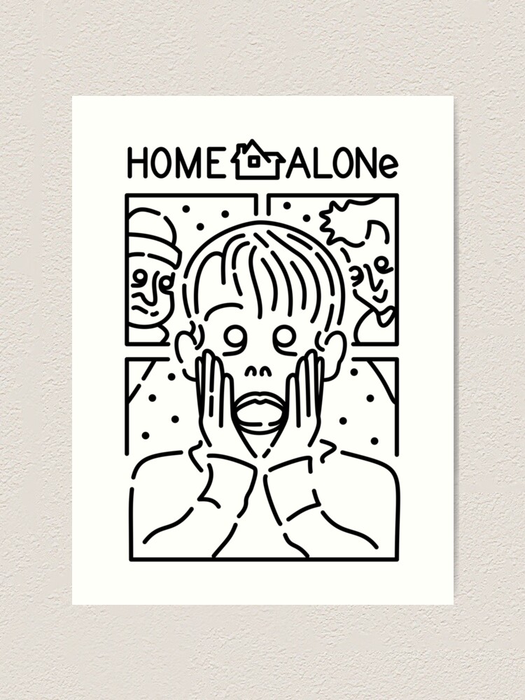 "HOME ALONE POSTER - Iconic Icons" Art Print by schoolshoes | Redbubble