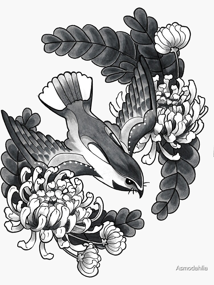 "Psychopomp" Sticker for Sale by Asmodahlia | Redbubble