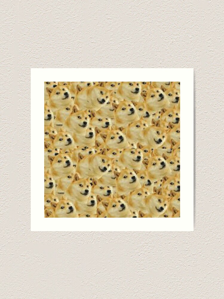 "doge meme" Art Print for Sale by daesangsuga | Redbubble