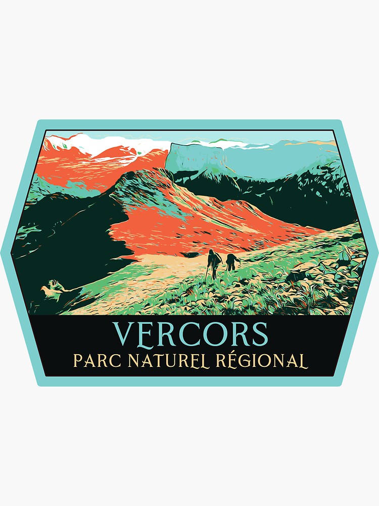 "Vercors Natural Regional Park France " Sticker for Sale by Lemomo-zoo ...