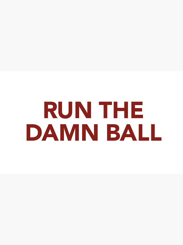 "Run The Damn Ball Crazy" Cap for Sale by ONLYON1E | Redbubble