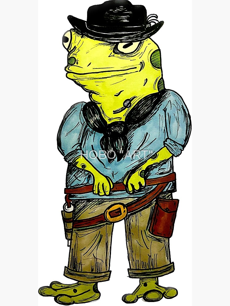 "Frog Arthur Morgan Sketch" Poster for Sale by Art-of-Bishop | Redbubble