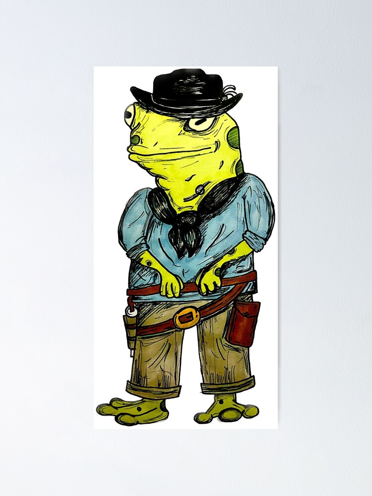"Frog Arthur Morgan Sketch" Poster for Sale by Art-of-Bishop | Redbubble