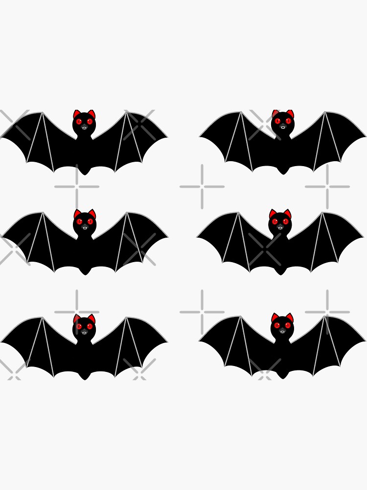 "Halloween Bats Pack of " Sticker for Sale by HighScale | Redbubble