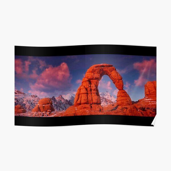 "Delicate Arch, Moab" Poster for Sale by OnigiriSuiko | Redbubble