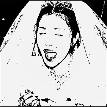 "shiina ringo wedding photo" Sticker for Sale by ghostbruise | Redbubble