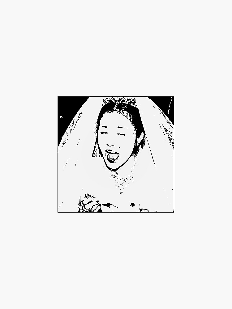 "shiina ringo wedding photo" Sticker for Sale by ghostbruise | Redbubble