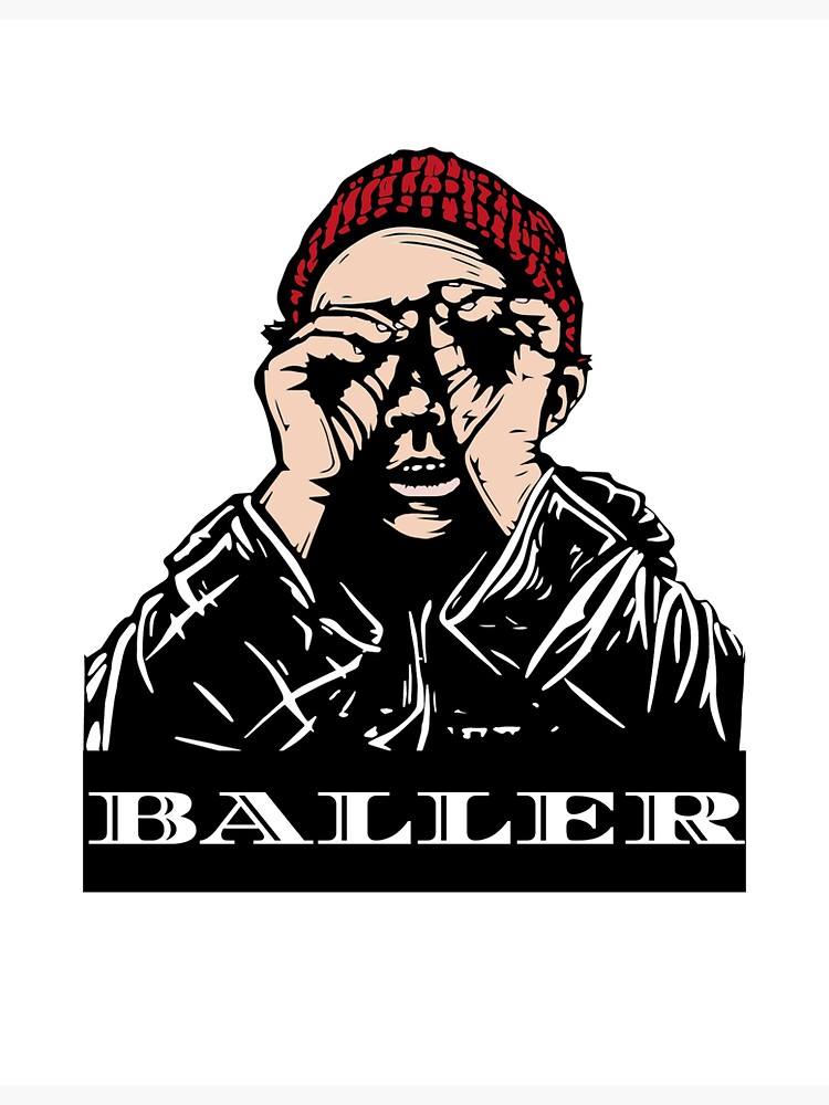 "Baller" Sticker for Sale by Mc213600 | Redbubble