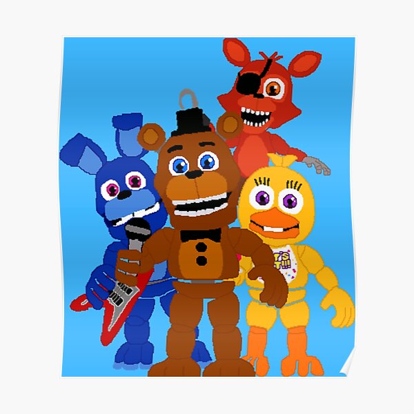 "FNaF World" Poster for Sale by BoombaClap | Redbubble